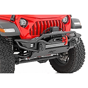 Rough Country Tubular Front Bumper for 07-24 Jeep Gladiator JT/JK & JL - 10647