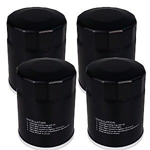 Arpisziv Oil Filter 070185E Fit Ge-nerac 760cc 990cc Engines 8-24kw Guardian Portable Generator Universal Rep 070185ES(4 Pack)