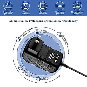Jantoy AC Adapter Charger for Eclipse Fitness Quest E6000 E-6000 Power Supply Charger