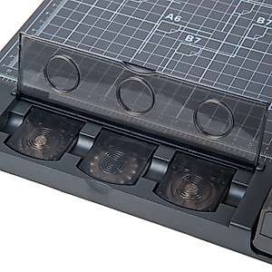 Jielisi 3-Way 12.6 Inch (A4 size) Rotary Trimmer Cutter Perforate & Scallop