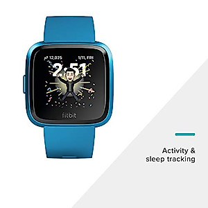 Fitbit Versa Lite Edition Smart Watch, One Size (S and L Bands Included)