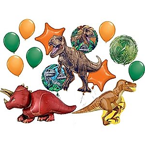 Jurassic Dinosaur Birthday Party Supplies Park Theme Balloon Bouquet Decorations