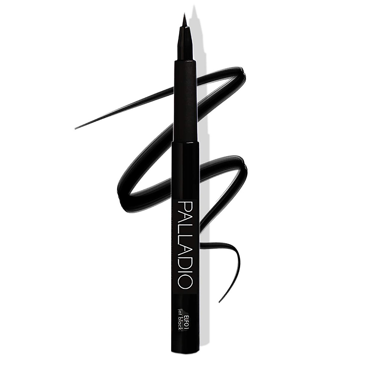 Palladio Felt-Tip Eyeliner Ultra Fine Liner, Creates Thin Precise Lines, Quick Drying, Waterproof, Rich Pigment, Long Lasting Application, Mess Free, Smooth, All Day Wear, Intense Jet Black Color