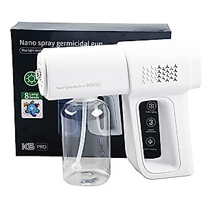 Handheld Steam Fogger Sprayer Gun Spray Machine Nano Electric Sanitizing Atomizer (White)