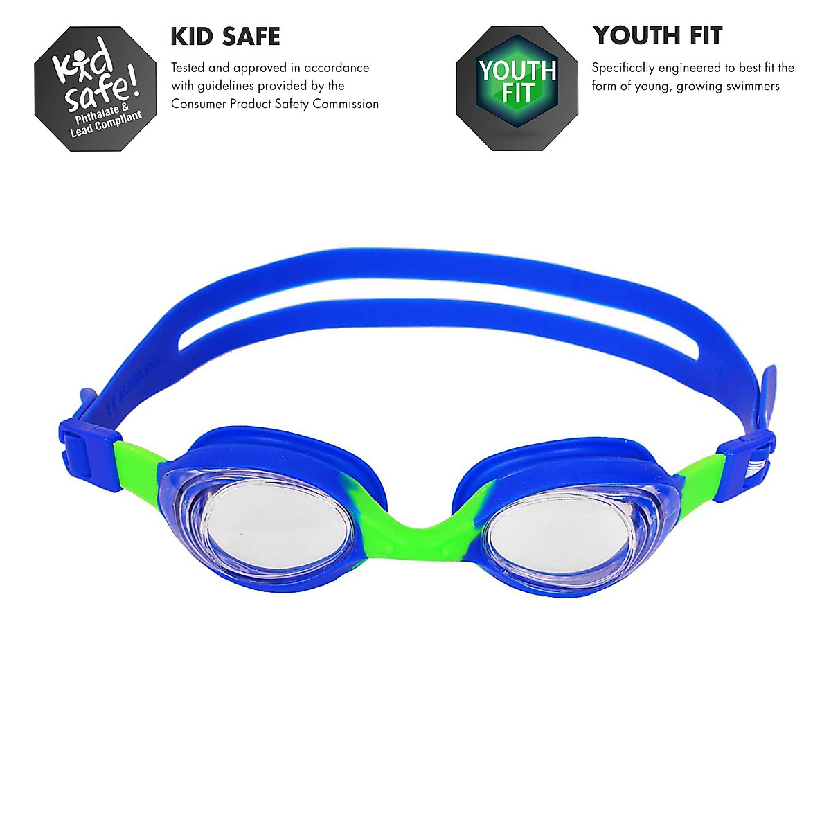 TYR Youth Flexframe Youth Goggle (Clear/Multi)