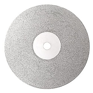 Grit Grinding Wheels Blades 6Inch Grit 80-3000 Diamond Coated Flat Lap Wheel Jewelry Grinding Polishing Disc Abrasive Wheels Discs (Size : 80, Color : 150mm)