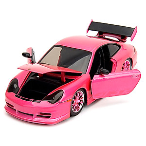911 GT3 RS Pink Metallic with Pink Wheels Pink Slips Series 1/24 Diecast Model Car by Jada 34847