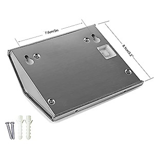 XLUX Solar Lights for Steps Decks Pathway Yard Stairs Fences, LED lamp, Outdoor Waterproof, Warm Light, 6 Pack