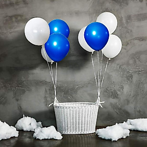 (100 Pack)12 Inch Royal Blue Balloons for Party Decoration. Loritada
