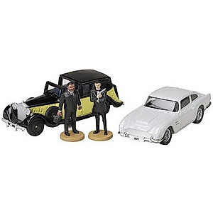 Goldfinger Blu Ray & Aston Martin Rolls Royce Corgi Sean Connery Action Movie Car Set