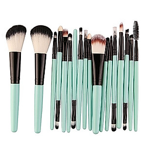 Den Brush for Curly Hair Makeup Make-up Up Brush Set Set Toiletry pcs Brush Kit Wool Make 18 tools Brush Make up Brushes in A Case