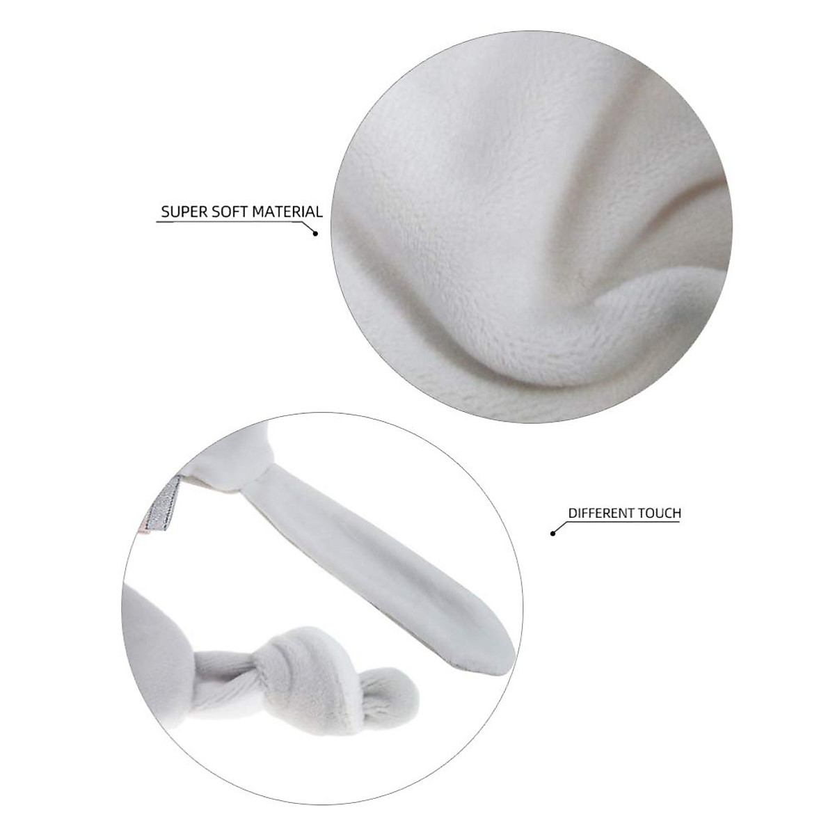 Baby Security Blanket Rabbit Elephant Security Blanket Animal Plush Stuffed Blanket for Nursery Baby Toddlers Newborn