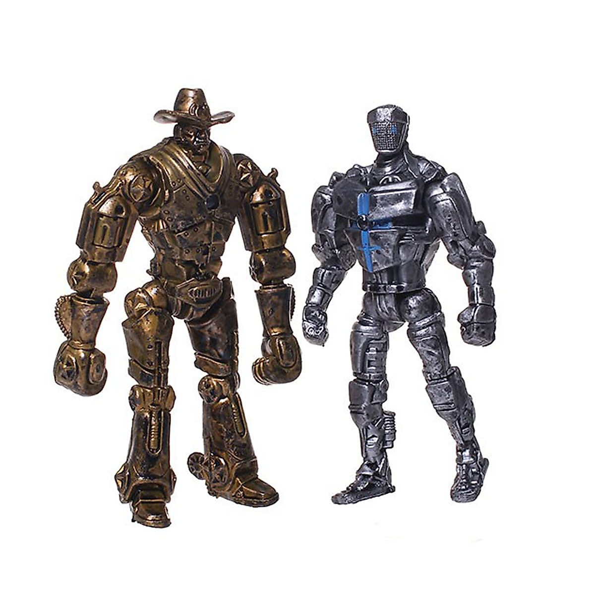 MC TTL 8 Pcs Real Steel Cake Topper, PVC Real Steel Toys Mini Figures Toy, Dessert Table Decorations for Home Office Collectible Decoration Ornaments Kids Gift.