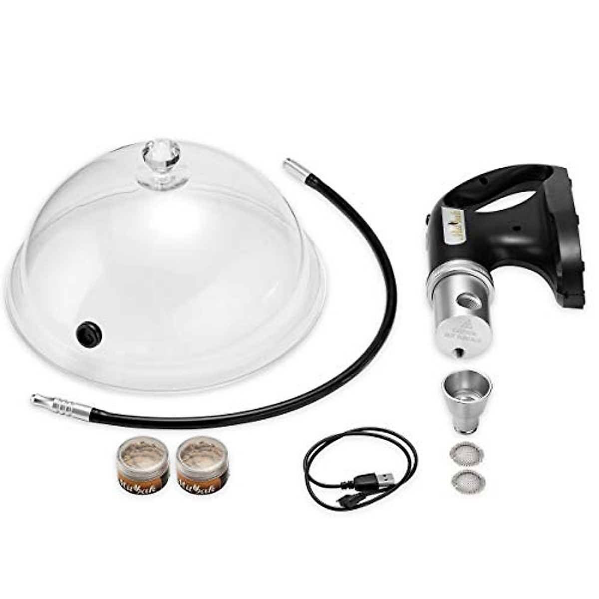 Mitbak Cocktail Smoker With Dome Lid And Woodchips | Electric Food And Drink Portable Smoking Gun| Indoor-Outdoor Smoke Infuser Machine | Excellent Gift