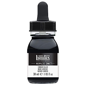 Liquitex Professional Acrylic Ink, 1-oz (30ml) Jar, Carbon Black