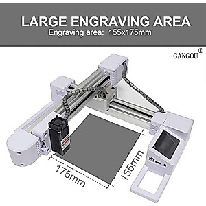Laser Engraver laser engraving machine 3000mw laser class 4 Off-line Upgrade Version CNC Pro DIY Logo engraver