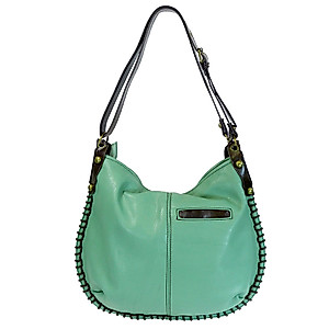 CHALA Crossbody Handbag, Casual, Soft, Large Bag Shoulder or Crossbody - Dragonfly - Teal