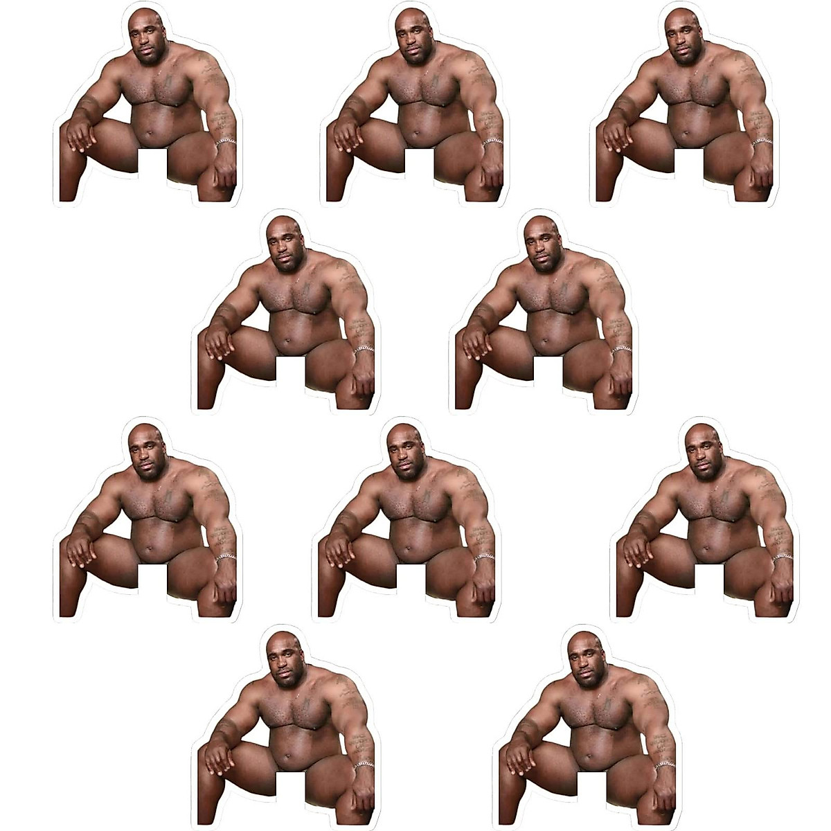 10pcs Funny Barry Wood Light Switch Sticker Decals, Waterproof Vinyl Prank Joking Wall Stickers for Living Room, Car, Laptop Skins, Skateboard, Computer, Tumblers, Phone, Bumper (10Pcs)