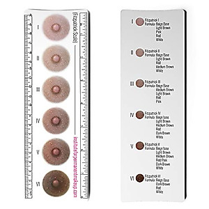 Restorative Ink Specialists Breast Cancer Fitzpatrick Scale Areola Color Ruler, Small