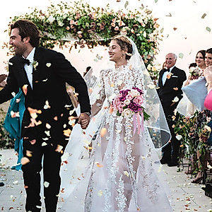 Artiflr Artificial Flowers Rose Bouquet 2 Pack Fake Flowers Silk Plastic Artificial White Roses 18 Heads Bridal Wedding Bouquet for Home Garden Party Wedding Decoration