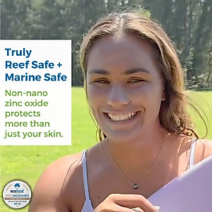 Waxhead Tinted Zinc Oxide Sunscreen Face, SPF 30 Reef Safe Non-Toxic Sunscreen Surf Zinc Sunblock, Travel Waterproof for Swimming, Lifeguard, Sports, Organic Sun Block Colored Face Scar (Tint 2oz Tin)