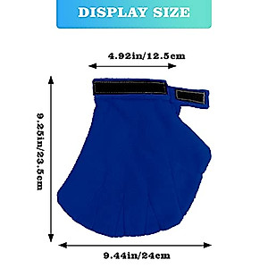 1 Pair Sugar Glider Bonding Mitt, Small Animal Anti-bite Gloves, Pet Anti-bite Protection Product, Pet Handling Gloves for Birds, Parrots, Guinea Pigs, Hedgehogs, Hamsters, Honey Glider (Blue)