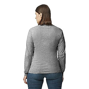 Gildan Men's Heavy Cotton Long Sleeve T-Shirt, Style G5400, 2-Pack, Sport Grey, X-Large