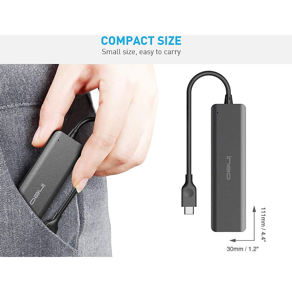 Avolusion ineo (C2592-960G+64G) Super Slim Portable 960GB (1TB) USB 3.1 External SSD + Free 64GB USB Flash Drive [Ultra Speed R/W up to 950MB/s] - 6 Year Warranty