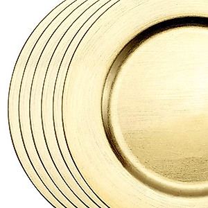Ashland 6 Count Charger Set (Gold)