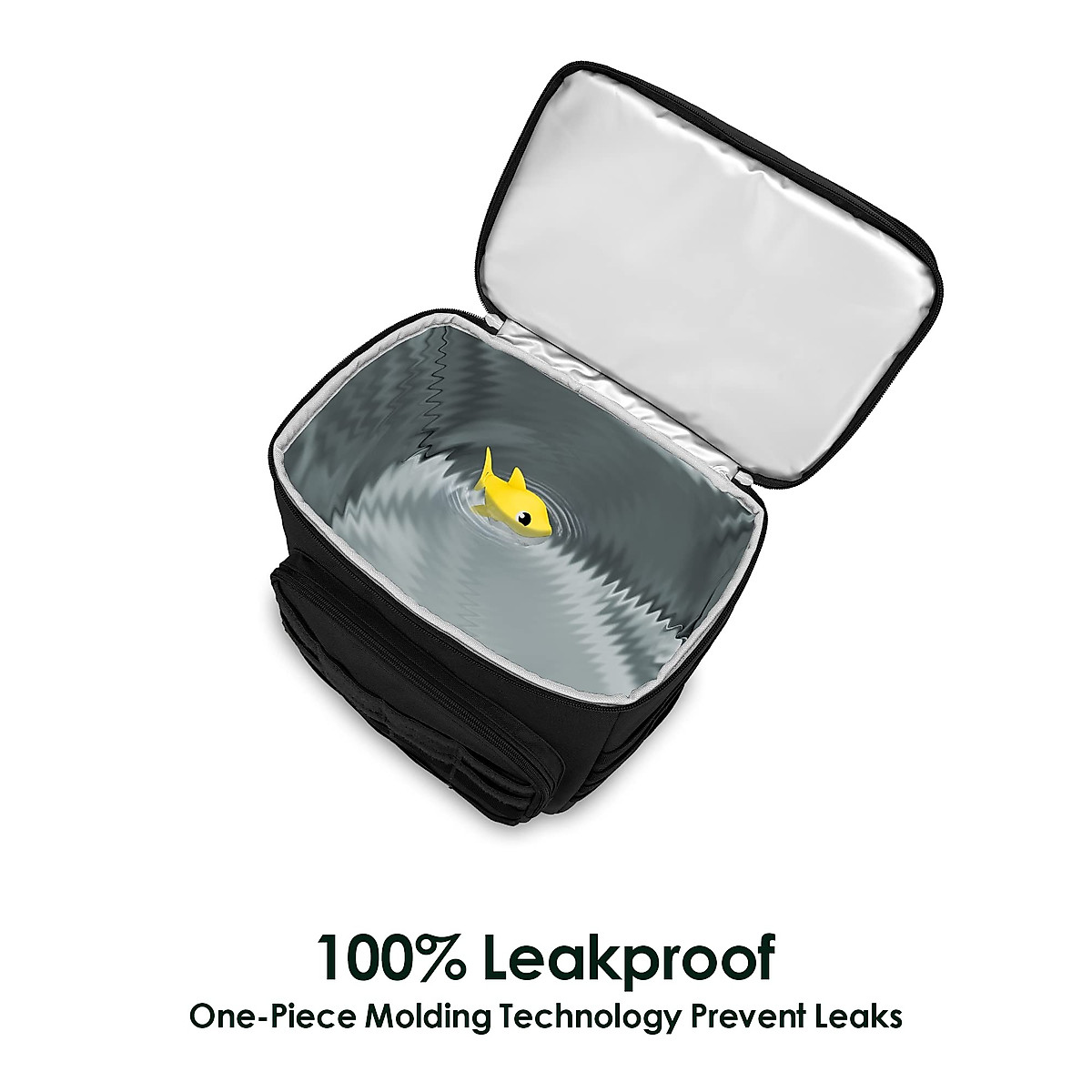 TACTICISM Backpack Cooler Men 33 Cans - Tactical Lunch Backpack Work Soft Waterproof Leakproof Insulated, Lightweight Portable Ice Chest Backpack as Gift for Hiking Picnic Beach Accessories, Black