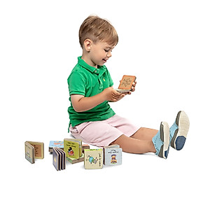 Melissa & Doug Children's Book - Natural Play Book Tower: Little Nursery Books