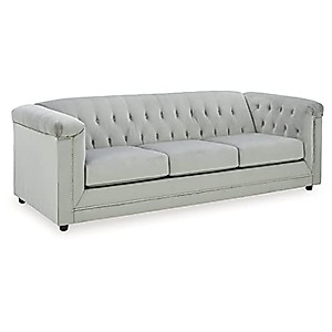 Signature Design by Ashley Josanna Sofa, 93"W x 38"D x 33"H, Grey