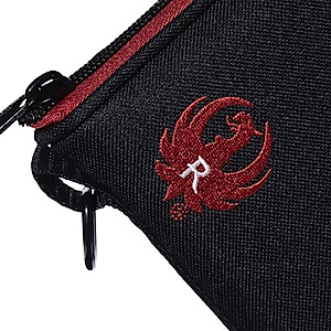 Allen Company Ruger Tucson Handgun Case - Fits Most Auto-Loaders and Revolvers with Barel Lengths up to 4" and 2" - Gun Storage Accessory with Lockable Zipper - Black/Gray/Red