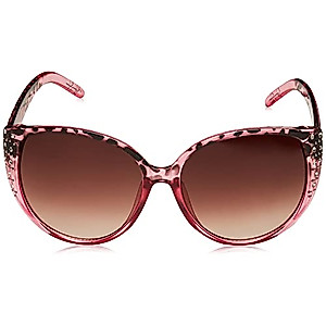Jessica Simpson Women's J5837 Glitzy Retro Cat Eye Sunglasses with UV400 Protection - Glamorous Sunglasses for Women, 59mm