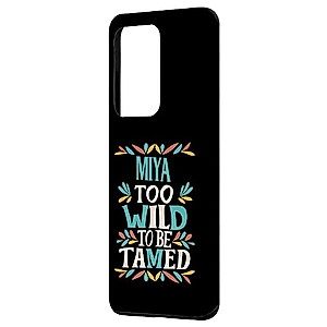 Galaxy S20 Ultra MIYA Name Cute Retro Girls Wildflower MIYA Name Case