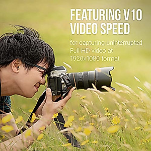 PNY 32GB Elite Class 10 U1 V10 SDHC Flash Memory Card - 100MB/s, Class 10, U1, V10, Full HD, UHS-I, Full Size SD