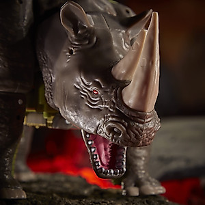 Transformers Toys Generations War for Cybertron: Kingdom Voyager WFC-K27 Rhinox Action Figure - Kids Ages 8 and Up, 7-inch