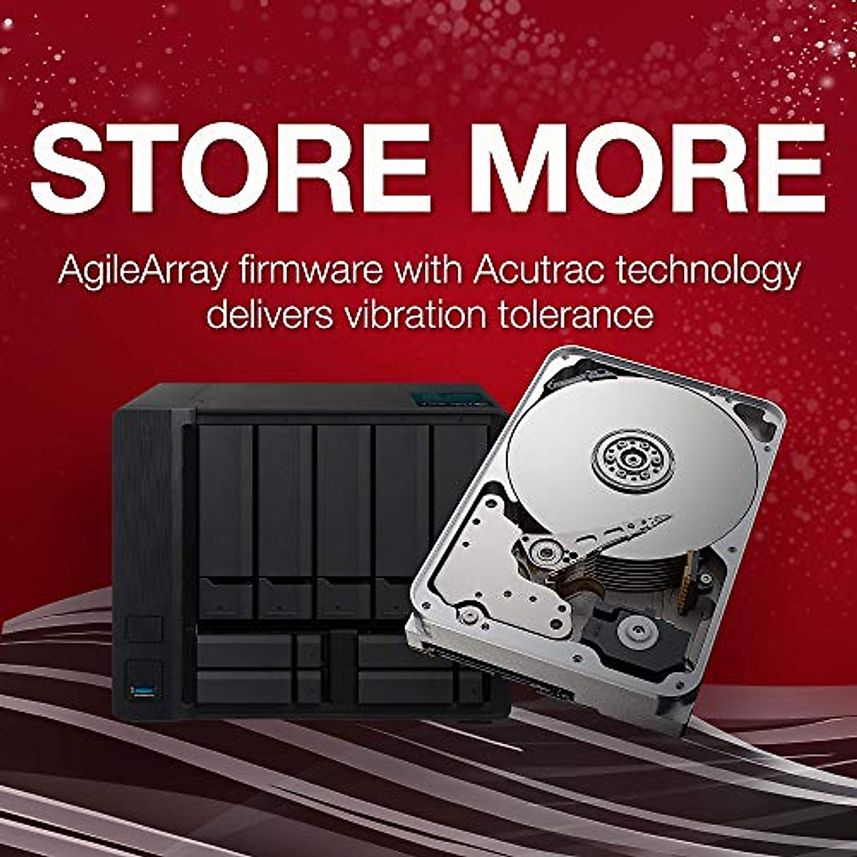 Seagate IronWolf 14TB NAS Internal Hard Drive HDD – CMR 3.5 Inch SATA 256MB Cache for RAID Network Attached Storage – Frustration Free Packaging (ST14000VN0008)