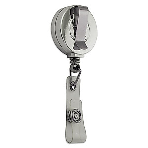 Ted Lasso Believe Retractable Reel Chrome Badge ID Card Holder Clip