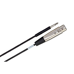 Hosa TTX-103F Balanced Interconnect, XLR3F to TT TRS, 3 ft