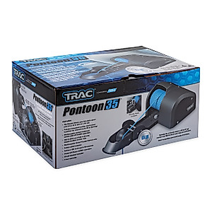 Camco TRAC Outdoors Pontoon 35-G3 Electric Anchor Winch | Features a High-Efficiency, 12-Volt DC, All Steel Gear Motor and 100-feet of Pre-Wound Double-Braid Anchor Rope | (69003)
