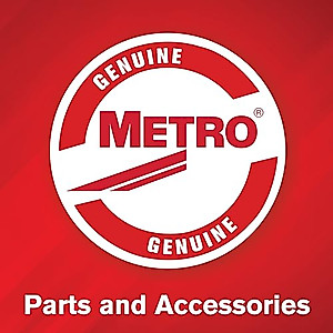 METRO 9985 Replacement Plastic Split Sleeves for Super Erecta Industrial Wire Shelving, Black, Pack of 4