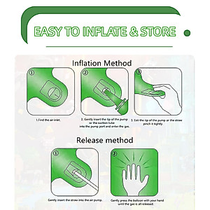 Video Game Party Balloons Include Game Controller Birthday Balloons Green Number 7 Foil Balloon Round Gaming Balloons Star Foil Balloons for Kids Boys 7th Birthday Decorations