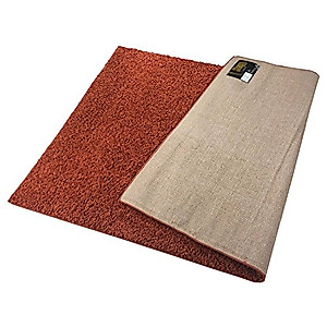 Shaggy Collection Solid Color Shag Area Rugs (Burnt Orange, 5'x7') (4097)