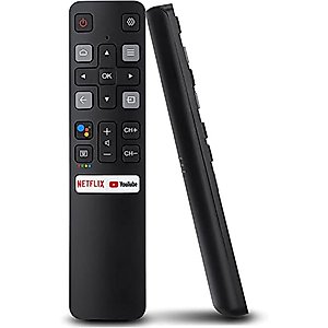 New Replaced Remote RC802V FNR1 Fit for TCL Android 4K Smart TV [NO Voice Function] 40S334 50S434 55S434 75S434 40S330 70S430 32S334 55S435 50S435 43S434 32S6500A 65P8S 65P8 49S6800FS 32S6500S 32A325