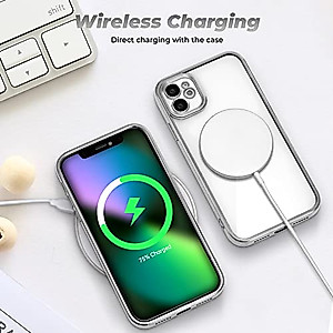 ZCDAYE Case for iPhone 11, iPhone 11 Phone Case Compatible with Wireless Charging,Silver Edge Electroplated Transparent Soft TPU Shockproof Case Cover for iPhone 11(6.1 inches) - Silver