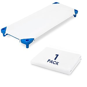 Comfyanno Cot Sheets for Daycare, Standard Size Daycare Cot Sheet, 23" x 51" Toddler Cot Sheets, Breathable Microfiber Sheet Cover for Preschool Nap Cot
