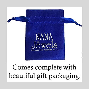 NANA Jewels Womens 925 Sterling Silver 7.5mm-3.00ct Rhodium Plated, Hypoallergenic Round Halo Stud Earring