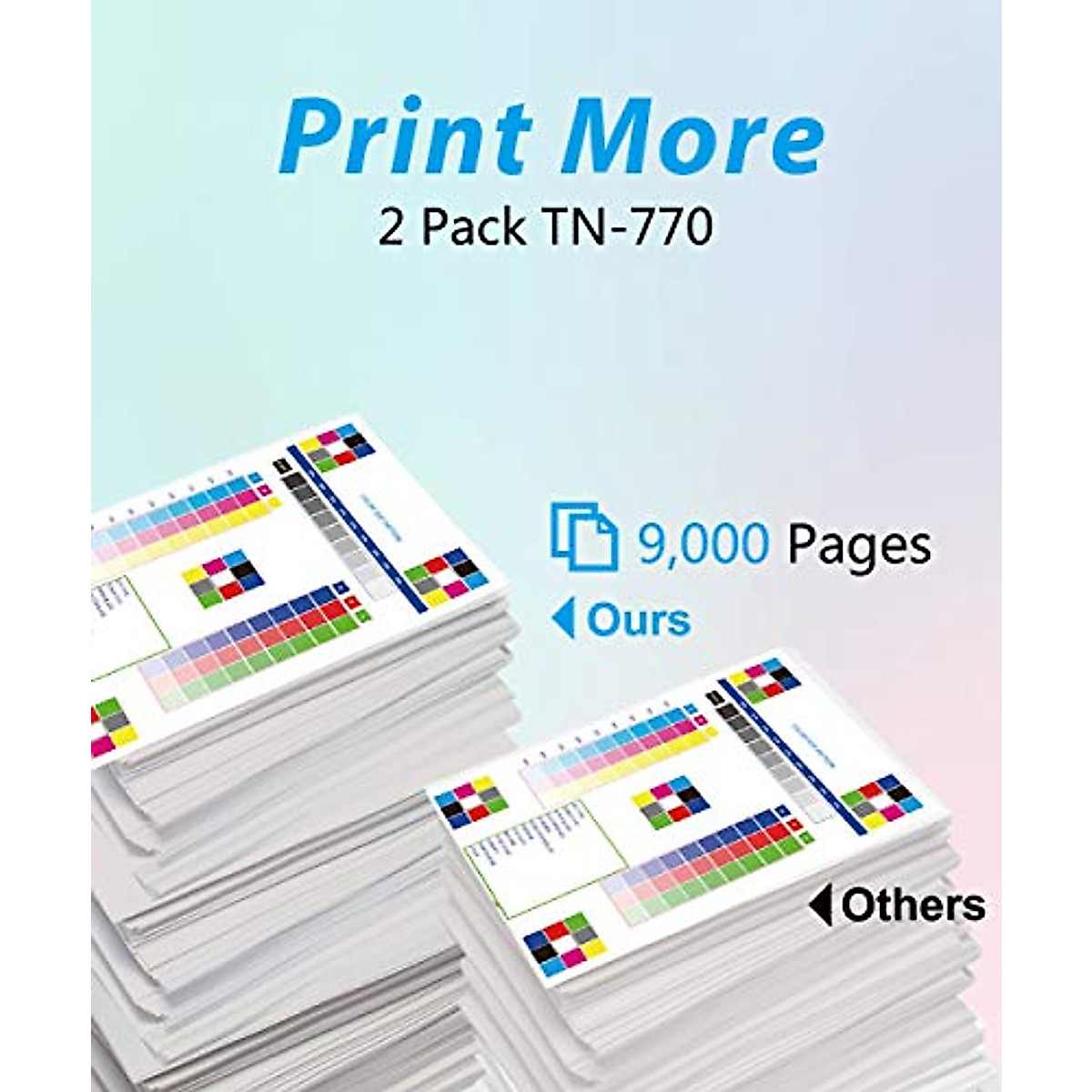 MM MUCH & MORE Compatible Toner Cartridge Replacement for Brother TN770 TN-770 TN730 TN760 Super High Yield Black Toner Cartridge for HL-L2370DW HL-L2370DWXL MFC-L2750DW MFC-L2750DWXL Printer (2-Pack)