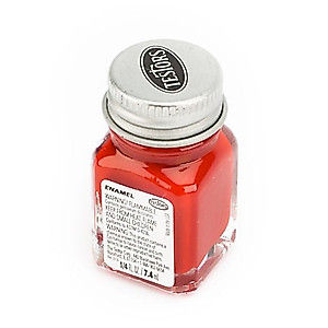 Testor's 1104TT 1/4 Oz Dark Red Gloss Enamel Hobby Paint